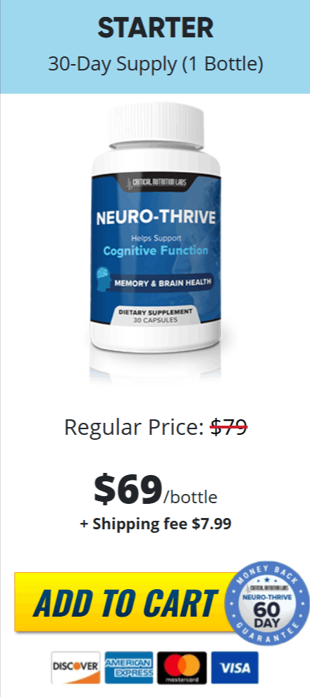 NeuroThrive® | Official Website | Cognitive Vitality and Memory Enhancement